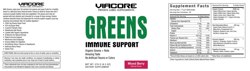 Private Label Products > ViaCore Nutrition